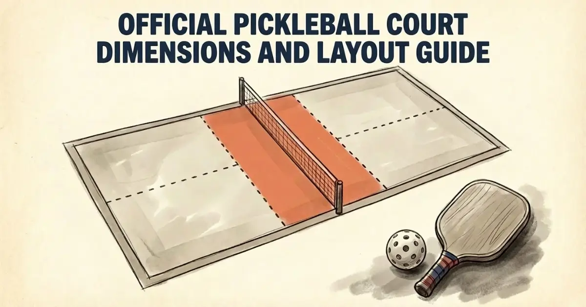 Official Pickleball Court Dimensions & Measurements (2026)