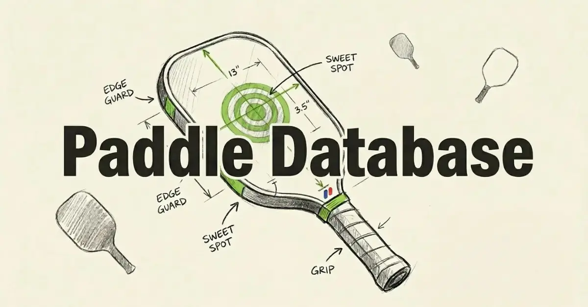 Pickleball Paddle Database — 400+ Paddles & Specs