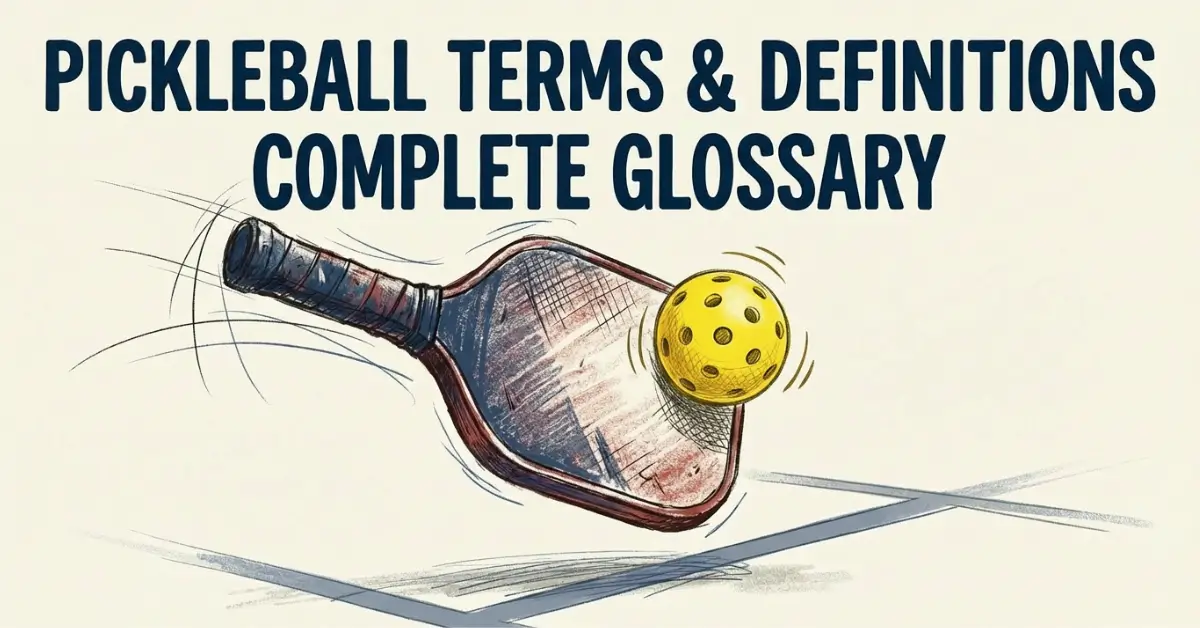 Pickleball Terms And Definitions: Complete Glossary (2026)
